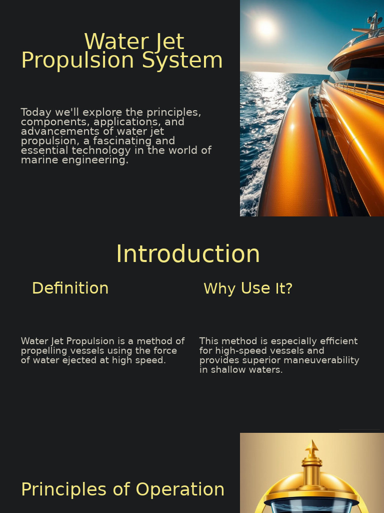 Water Jet Propulsion System | PDF | Jet Engine | Marine Propulsion