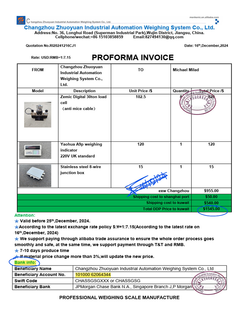 Weight Bridge Sensors | PDF