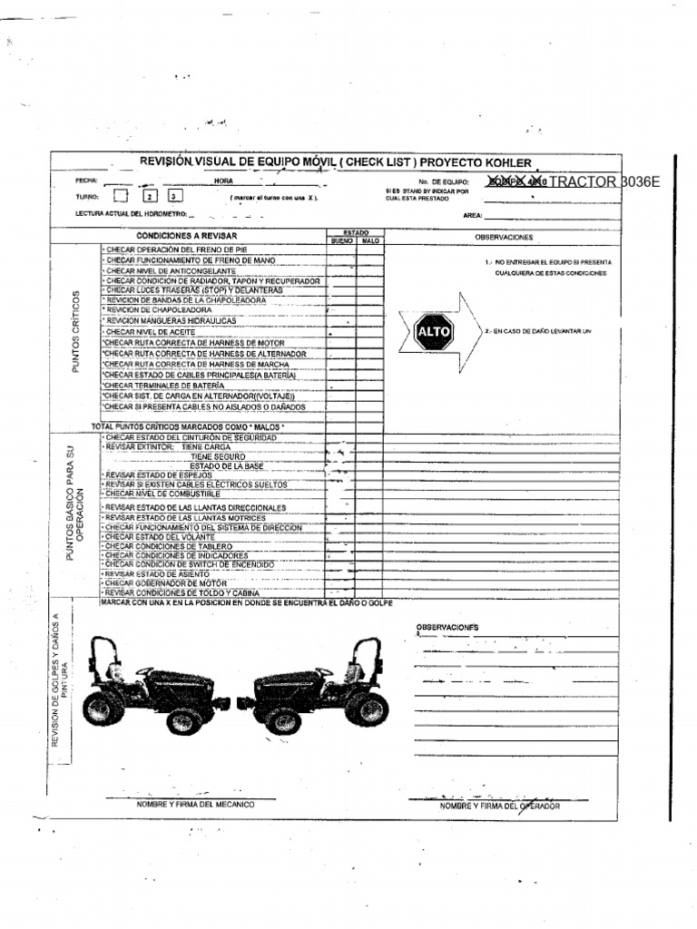 Tractor 3036E | PDF | Vehículos