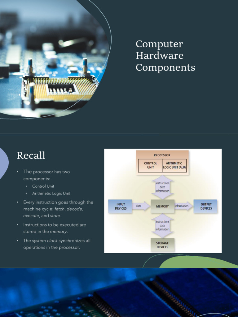 9.0 Computer Hardware Components - Memory and Storage | PDF | Random Access Memory | Computer ...