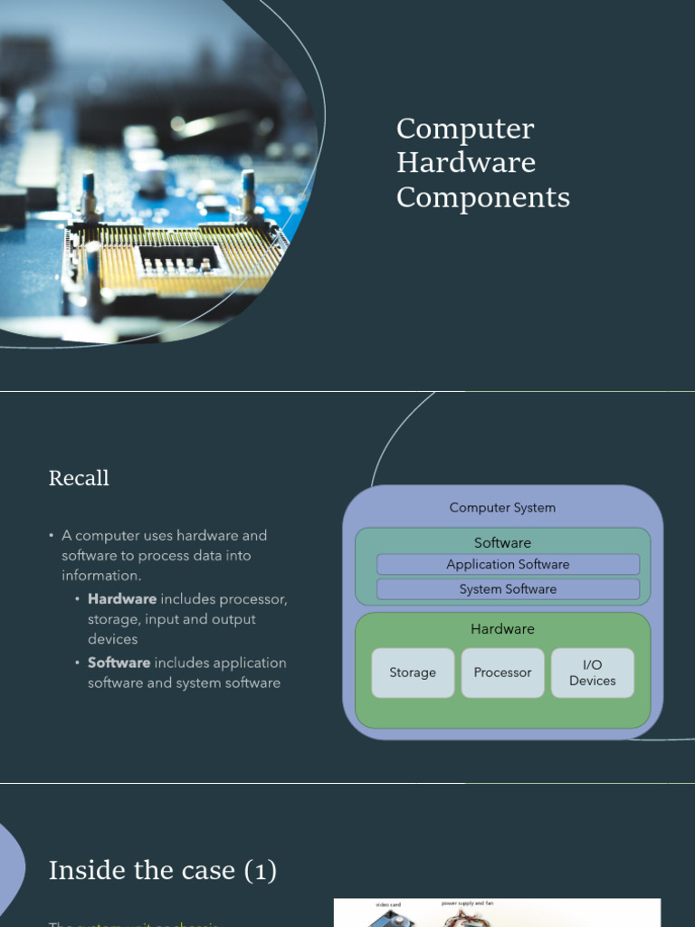 8.0 Computer Hardware Components - CPU and Motherboard | PDF