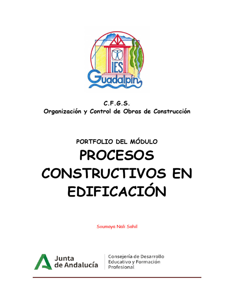 Procesos Constructivos en Edificación | PDF | Ladrillo | Ingeniería de Edificación