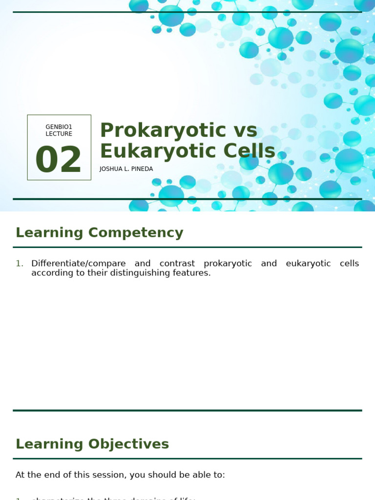 Prokaryotic vs Eukaryotic Cell Differences | PDF | Cell (Biology ...