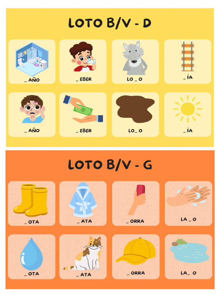 Palabras de Cuatro Letras en Español | PDF