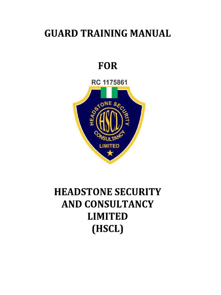 Guard Training Manual | PDF