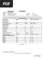 Sample Blood Test Report | PDF