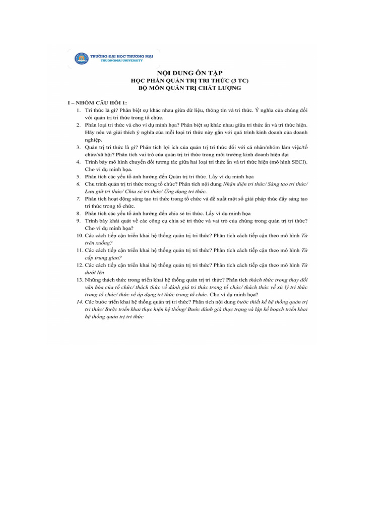 QTTT Ngân Hàng | PDF