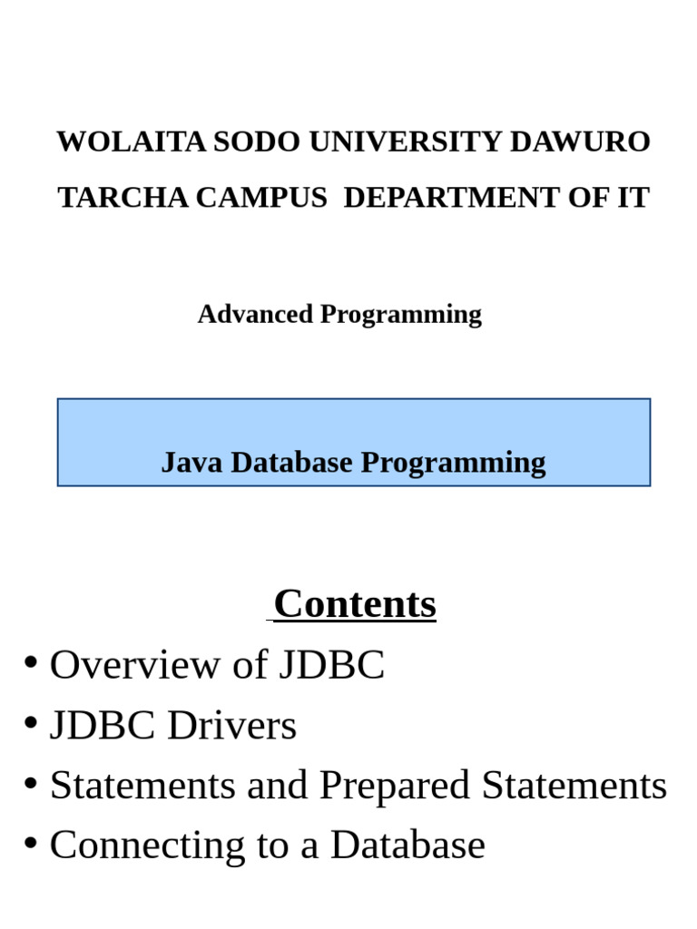 Advanced Programming CH3 | PDF | Databases | Computing Advanced Programming CH3 | PDF | Databases | Computing
