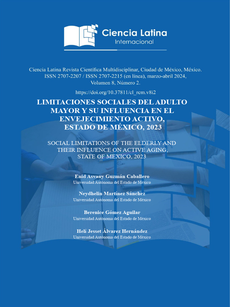 11083-Texto Del Artículo-57151-1-10-20240520 | PDF | Adultos | Vejez