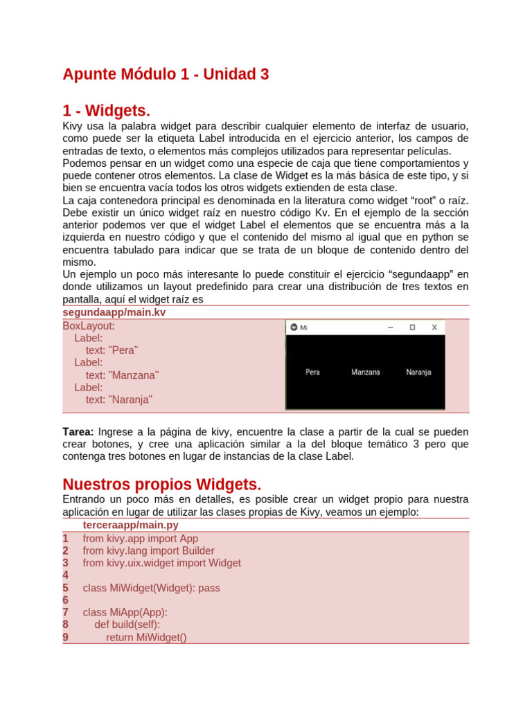 Apunte Módulo 1 Unidad 3 | PDF | Python (lenguaje de programación ...