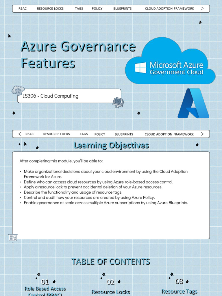 Azure Governance Features | PDF | Computing | Information Technology