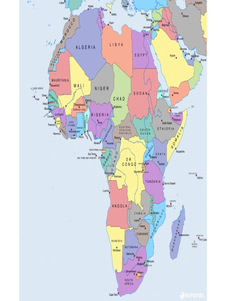 Africa Political Map | PDF