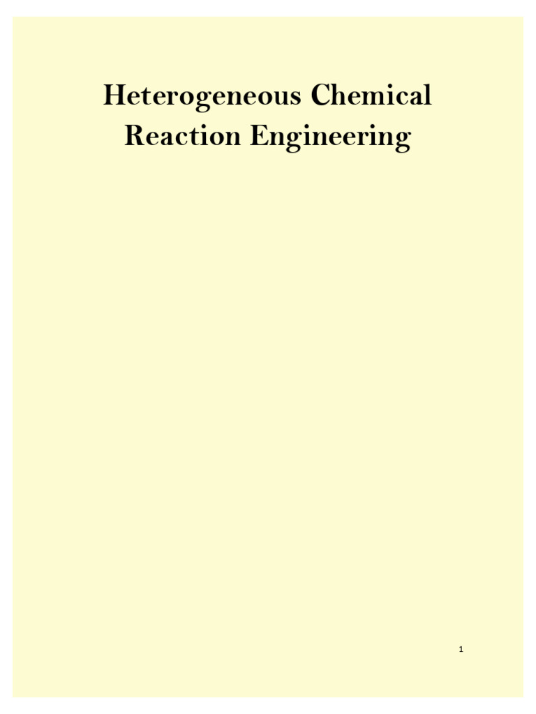 CRE Full Lectures | PDF | Reaction Rate | Activation Energy