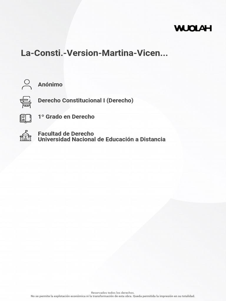 Wuolah Free La Consti. Version Martina Vicente Valera | PDF