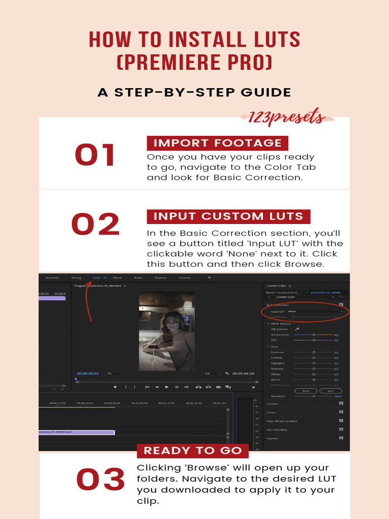 How_to_download_LUTS_PREMIERE_PRO | PDF