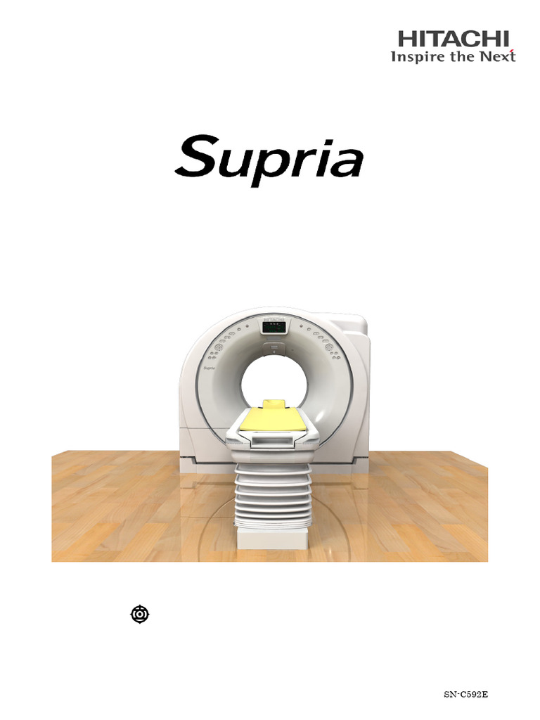 Hitachi Supria 16 CT Scanner Specs | PDF | Ct Scan