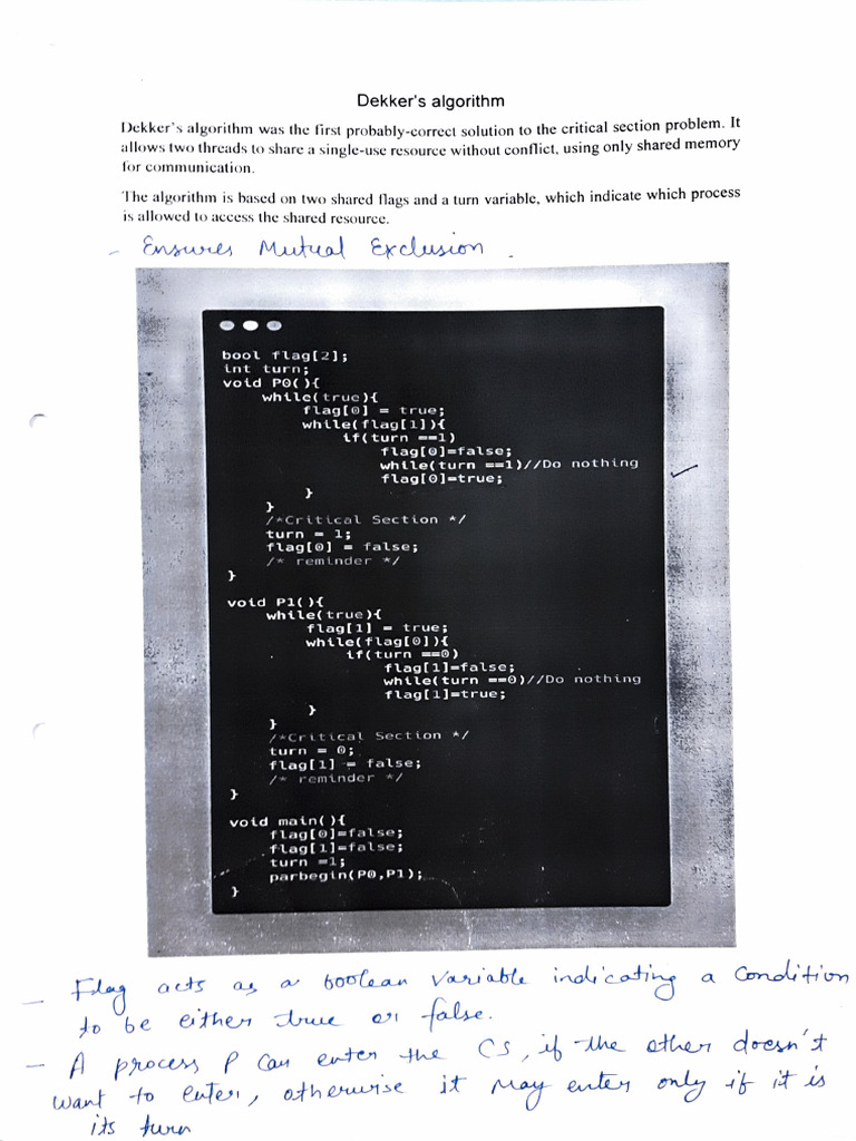 Dekker & Peterson | PDF | Distributed Computing | Algorithms And Data Structures