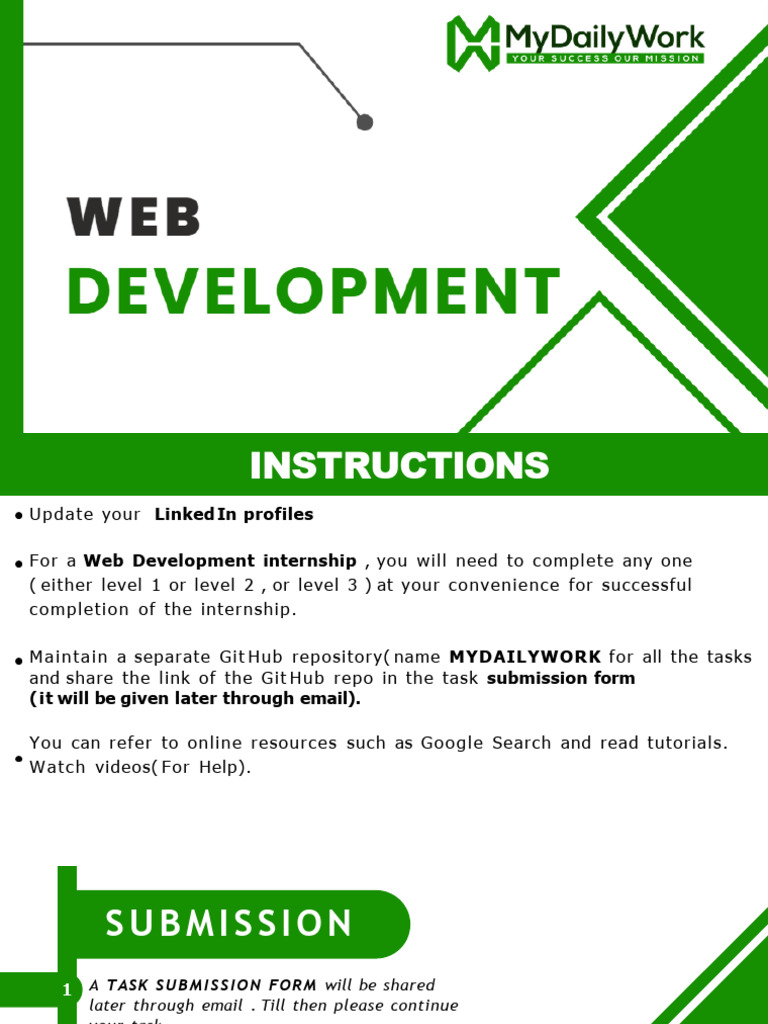 Web Development Projects | PDF | Websites | Html