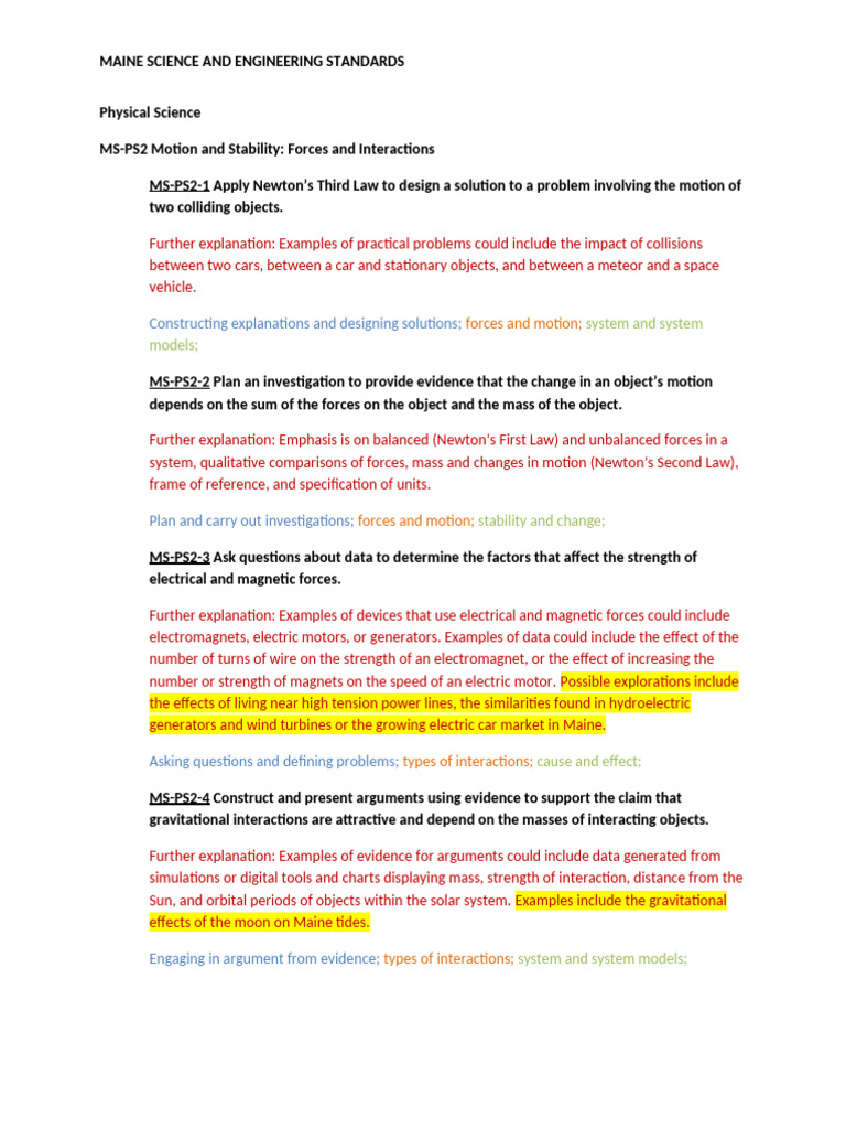 MS-PS2 | PDF | Force | Newton's Laws Of Motion