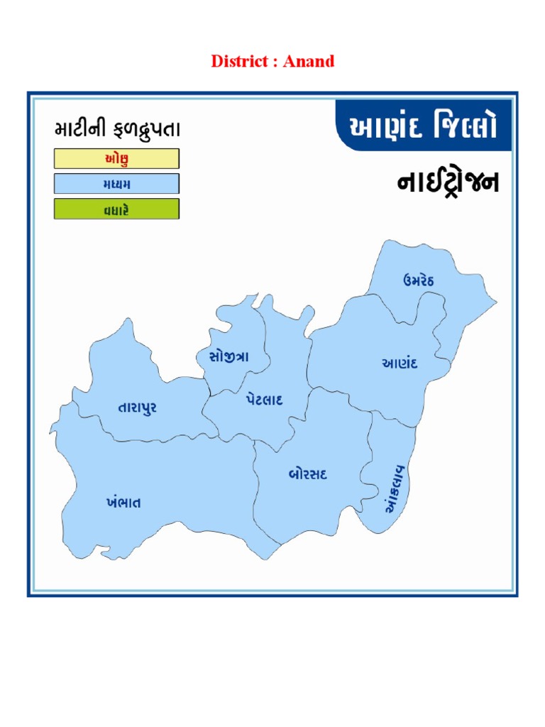 Anand District Overview and Insights | PDF