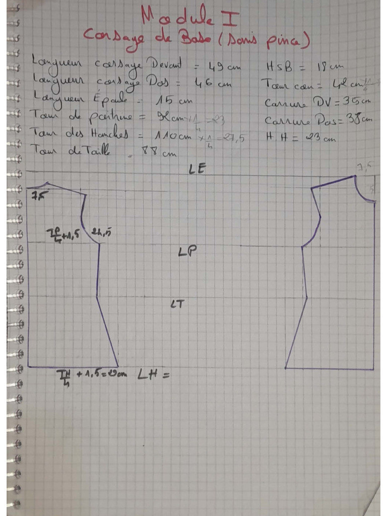 Corsage de Base | PDF