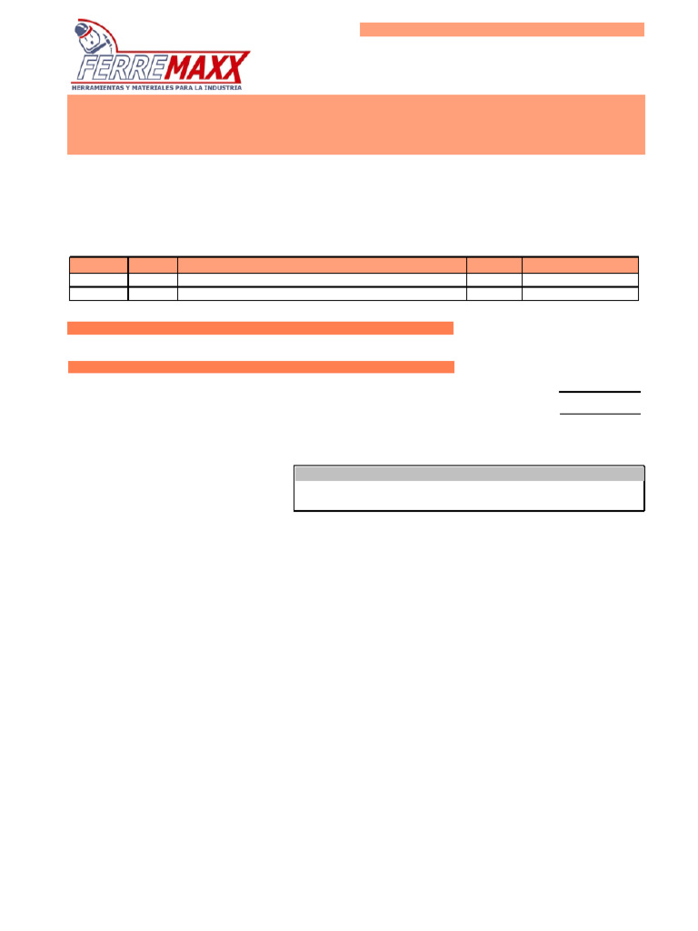 Cotización 218098 | PDF