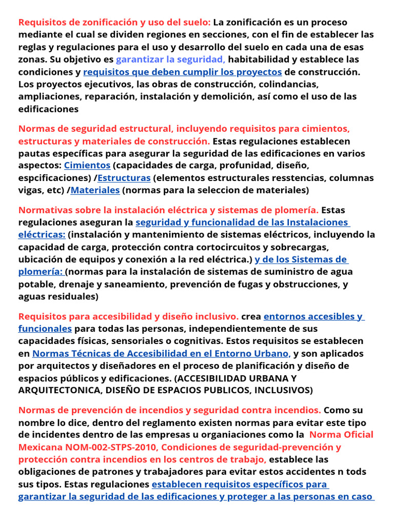 Reglamento de construccion de la CDMX. | PDF | edificio | Accesibilidad