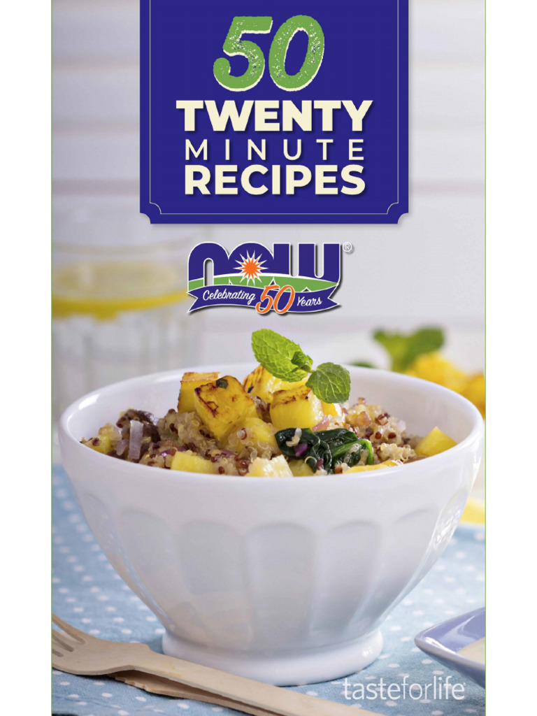 50 Twenty Minute Recipes | PDF | Foods | Cooking