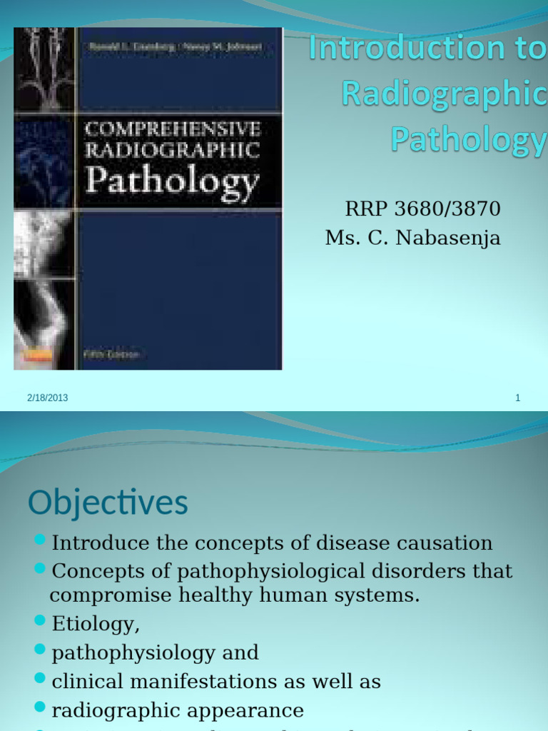 Introduction To Radiographic Pathology (SP12) | PDF | Inflammation ...