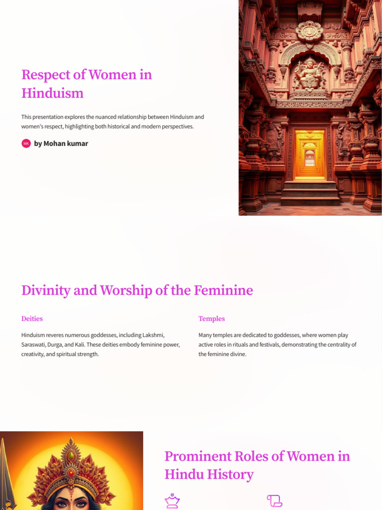 Respect of Women in Hinduism | PDF | Hindu Deities | Indian Religions