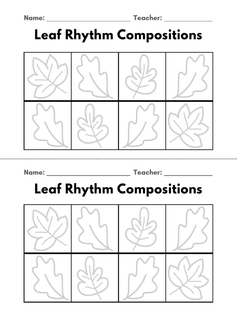Leaf RHYTHM Composition - EngSpn | PDF