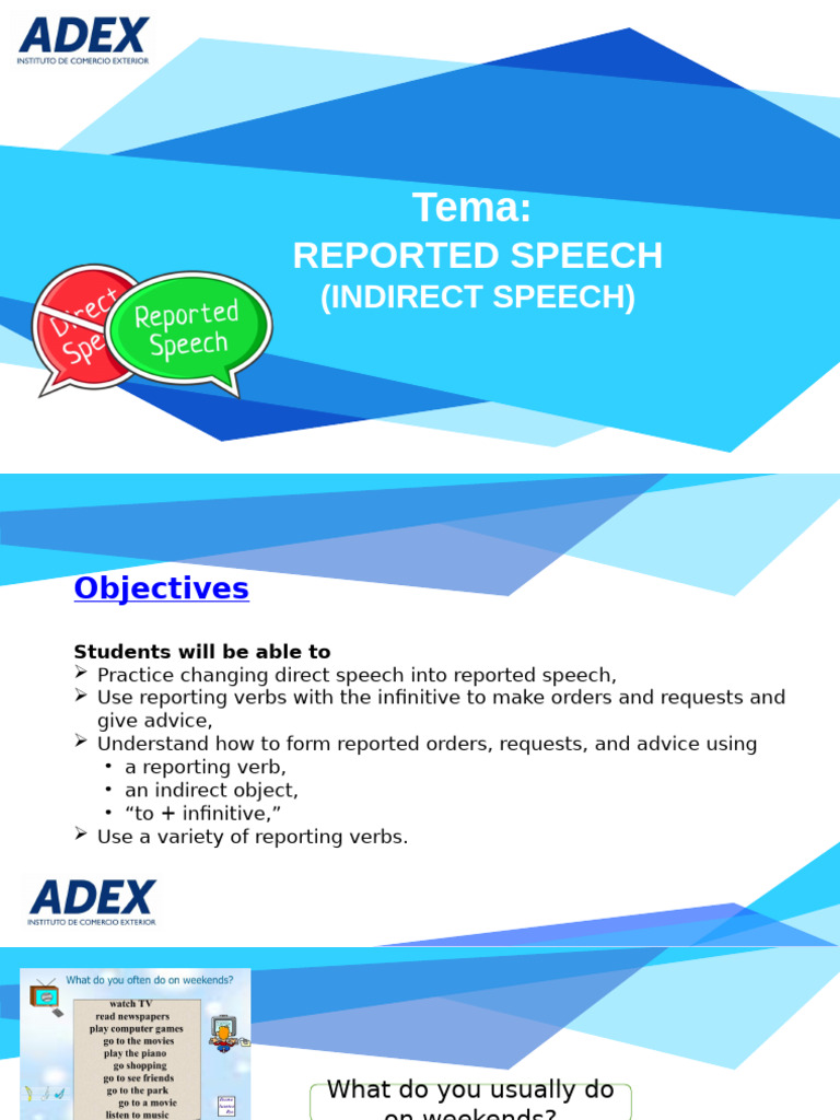 Mastering Reported Speech Techniques | PDF | Linguistic Morphology ...