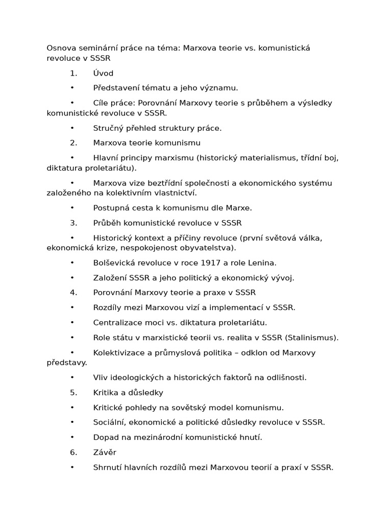 Seminarni prace | PDF