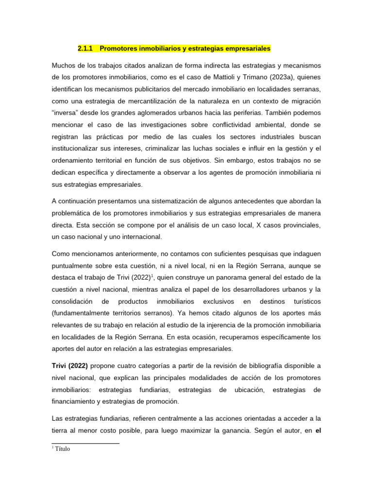 Estrategias de Promotores Inmobiliarios | PDF | Business | Capital ...