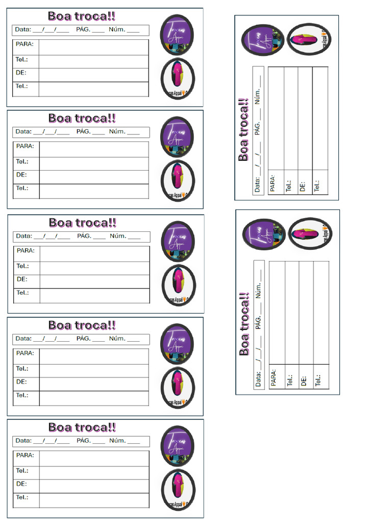 Etiquetas de Troca - PDF | PDF