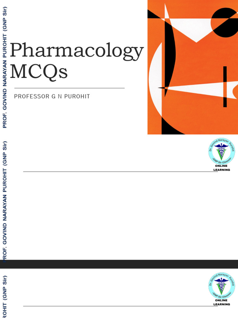 Pharmacology MCQs | PDF | Topical Medication | Injection (Medicine)