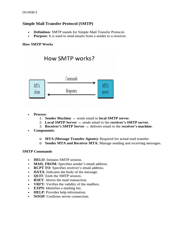 Mod 5 CN | PDF | Networking | Internet & Web
