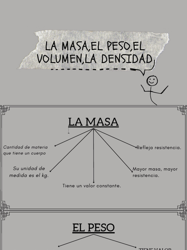 Propiedades Físicas: Masa, Peso, Volumen y Densidad | PDF