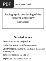 Elbow X-Ray Positioning Guide | PDF | Elbow | Arm
