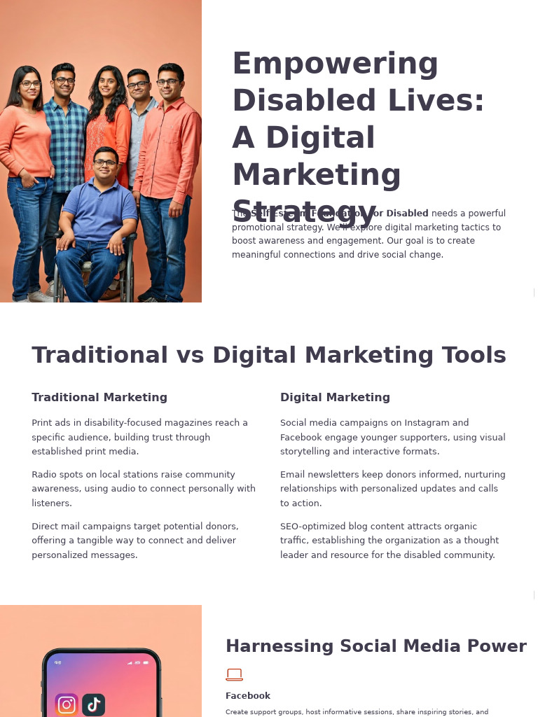 Empowering Disabled Lives a Digital Marketing Strategy[1] | PDF ...
