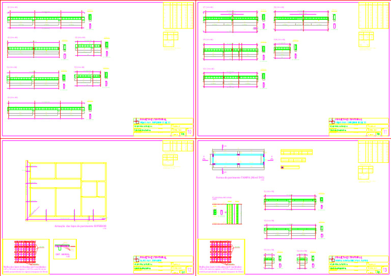 Vigas e Negativos Lajes | PDF