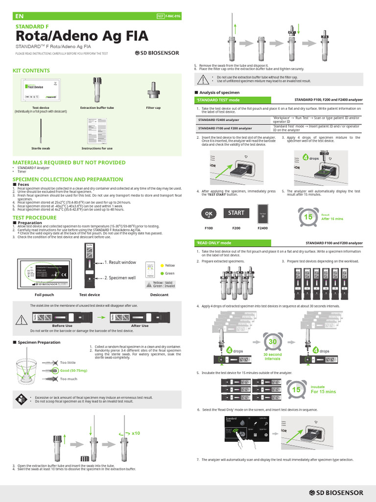 CL - Standard F - Rota - Adeno - Fia | PDF