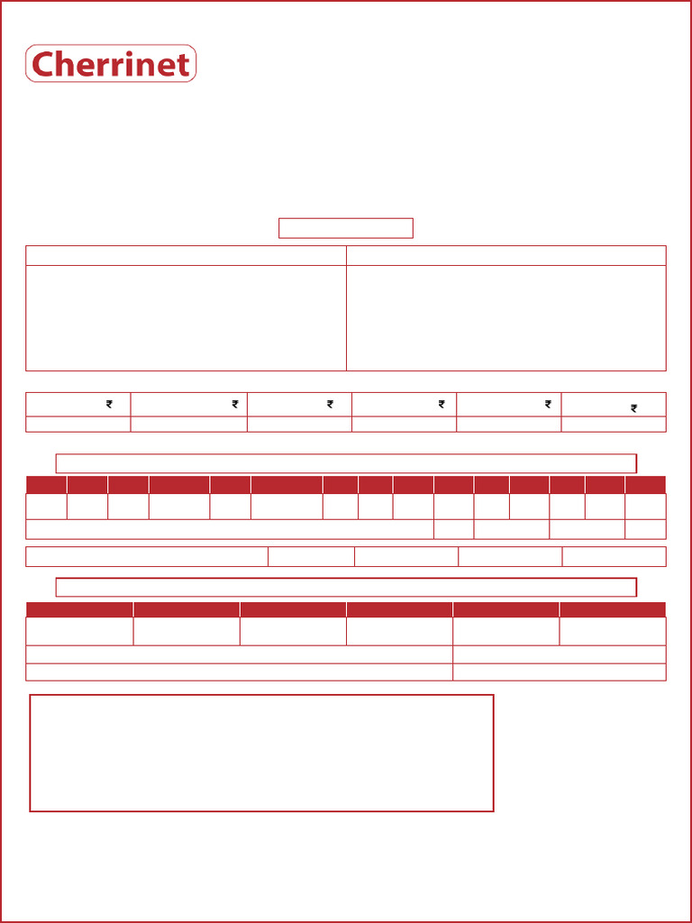 Cherrinet Invoice for Marimuthu S | PDF | Taxes | Payments