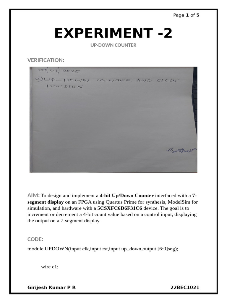 FPGA_LAB2 | PDF | Electronic Engineering | Digital Electronics