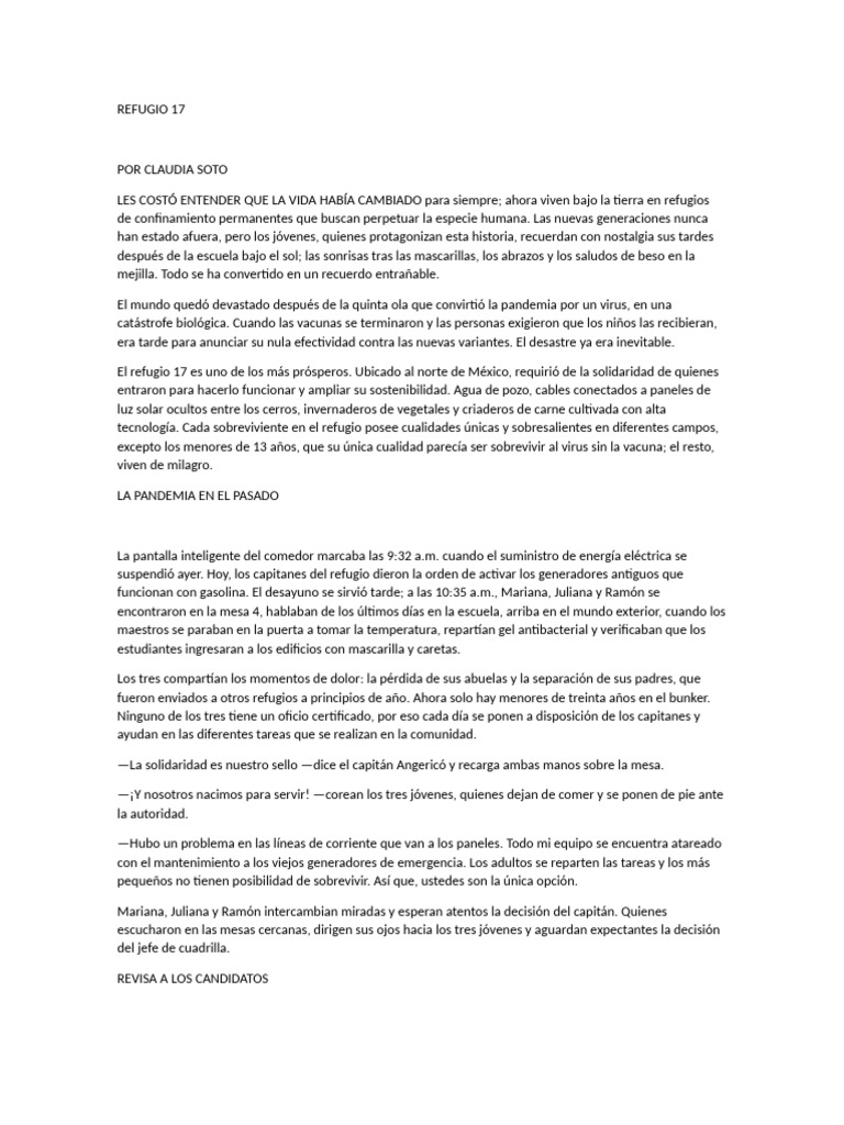 Refugio 2 | PDF | Tierra