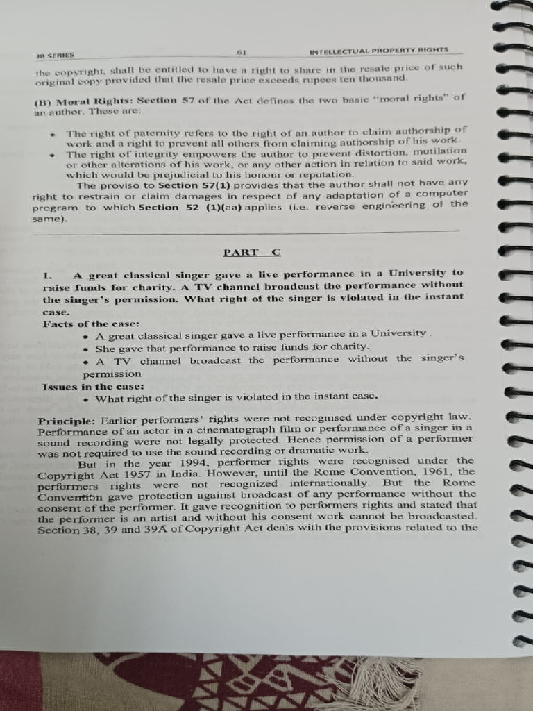 Intellectual Property Rights - PART C | PDF