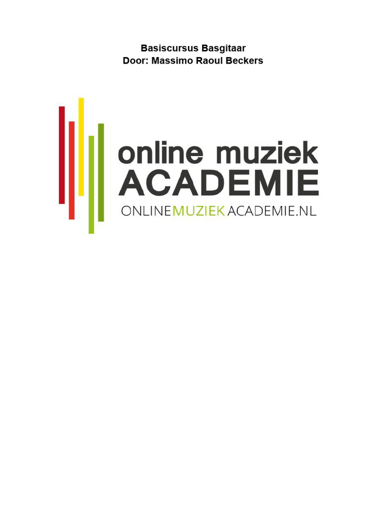 Basgitaar Level 1 | PDF