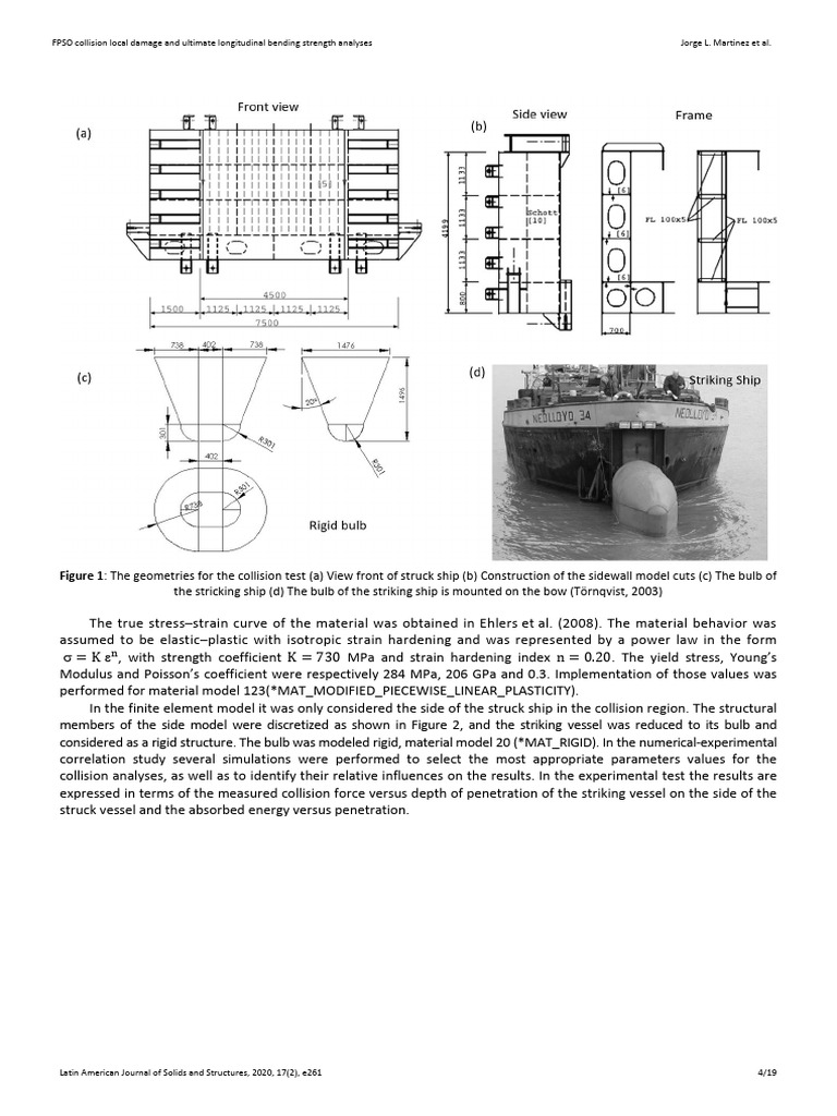 ABAQUS-6 Intact Ship by Finite Element Method - XuanLi | PDF