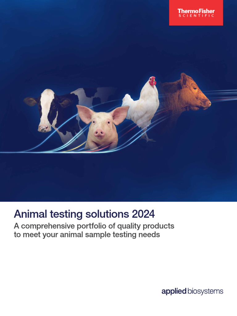 Animal Health Product Listing Brochure | PDF | Elisa | Influenza