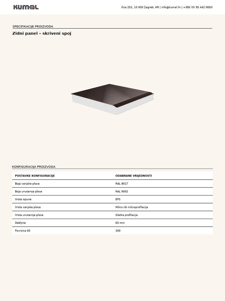 Zidni Panel - Skriveni Spoj | PDF